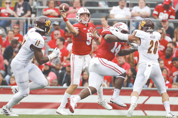 Heralded quarterback Graham Mertz to get chance with Wisconsin Badgers ...